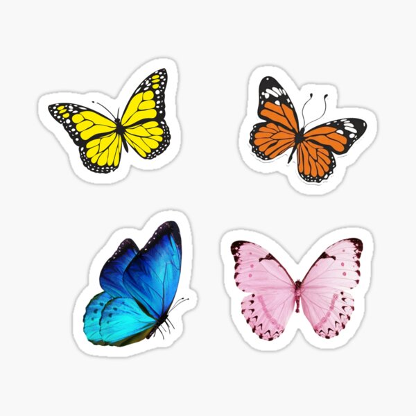 "Butterfly sticker pack" Sticker by Designsxoxo8 | Redbubble