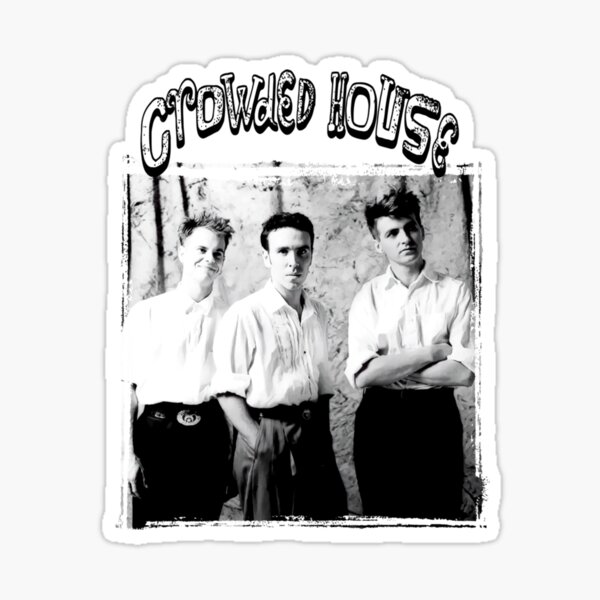 "Crowded House " Sticker by CloauGnoai | Redbubble