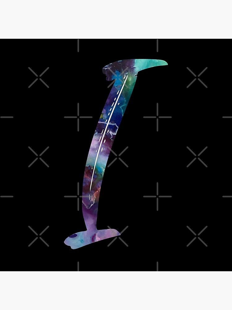 "Letter I Design - Alphabet Monogram Initial Watercolor I" Poster for ...