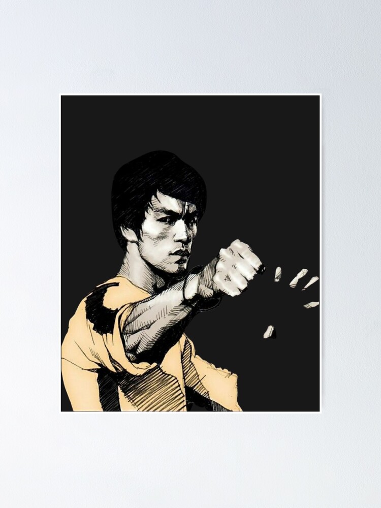 "bruce lee 02" Poster for Sale by zoukuamthawn | Redbubble