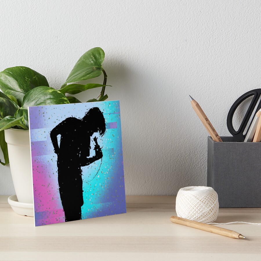 "Bo Burnham Inside All Eyes On Me Silhouette" Art Board Print for Sale ...