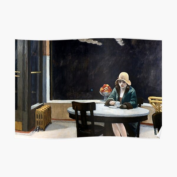 "Automat 1927 Edward Hopper" Poster for Sale by arthistory | Redbubble