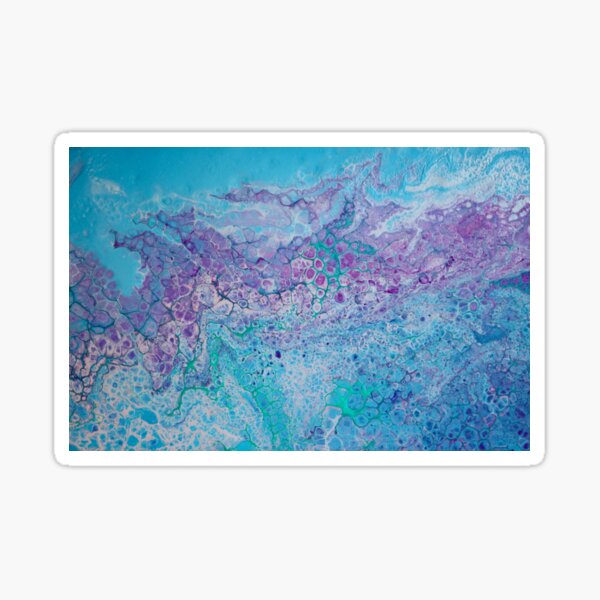 "mystic mist" Sticker for Sale by flowartinspire | Redbubble