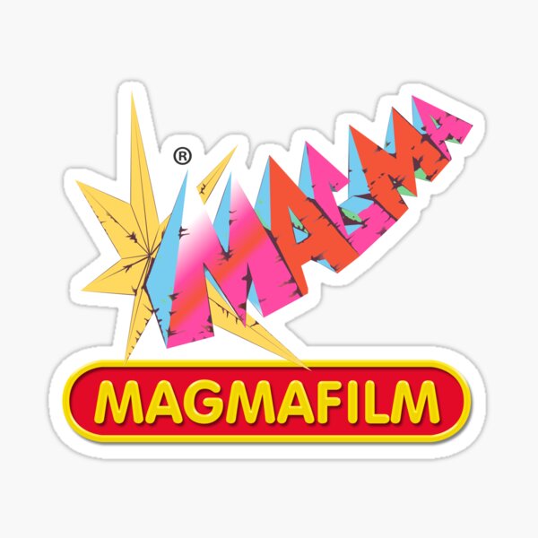 "Magma Film" Sticker by innuendo-retro | Redbubble