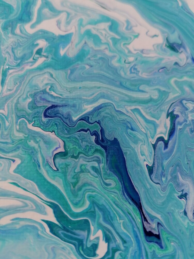 "Blue Puddle" Sticker by MyArt-WithLove | Redbubble