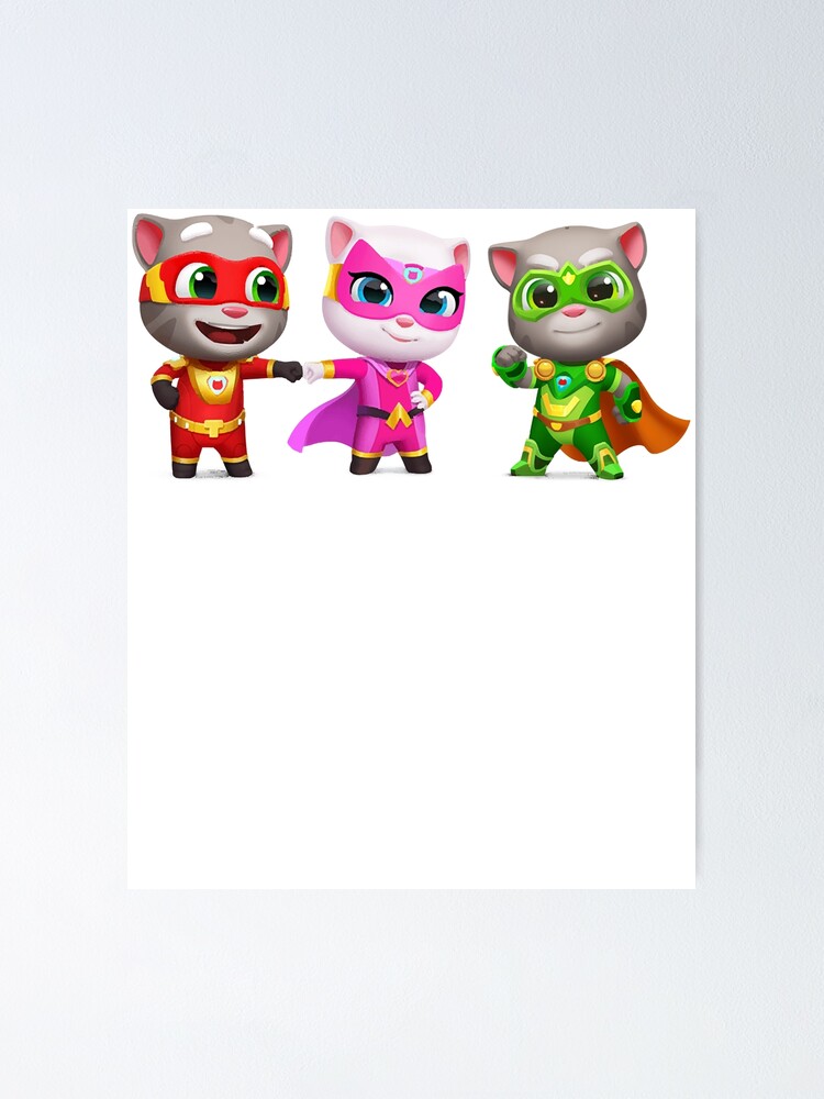 Póster «Regalos para hombres Copia de Talking Tom Heroes Gráfico para ...