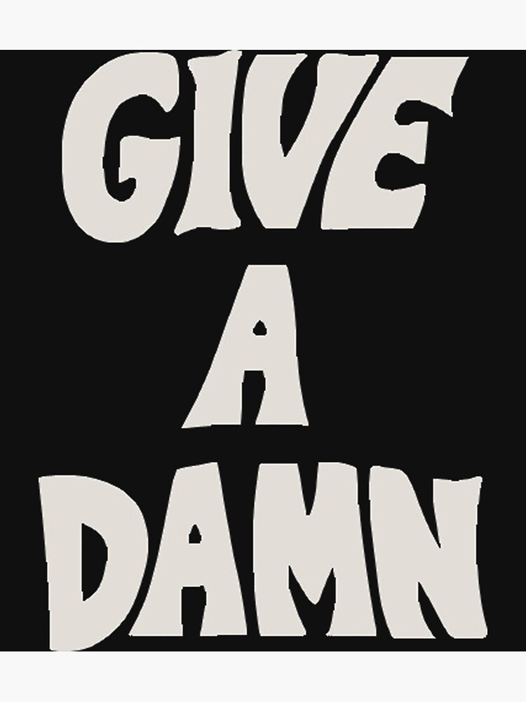 "Give A Damn As Worn By Alex Turner White T-Shirt" Photographic Print ...
