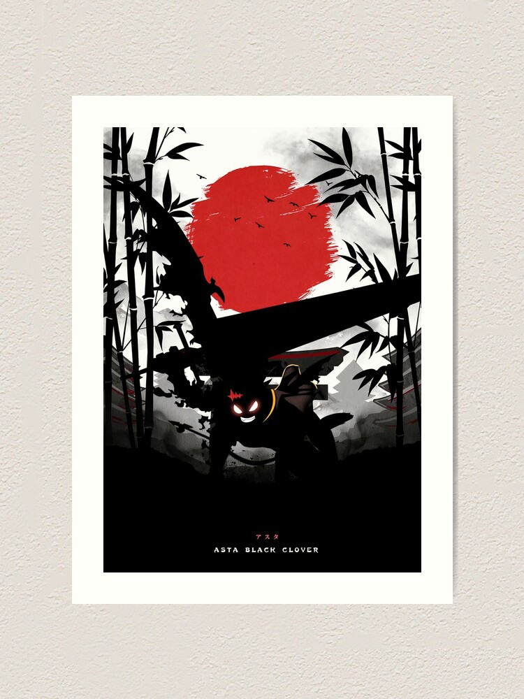"Black Clover Asta" Art Print for Sale by SchaeferFoley | Redbubble