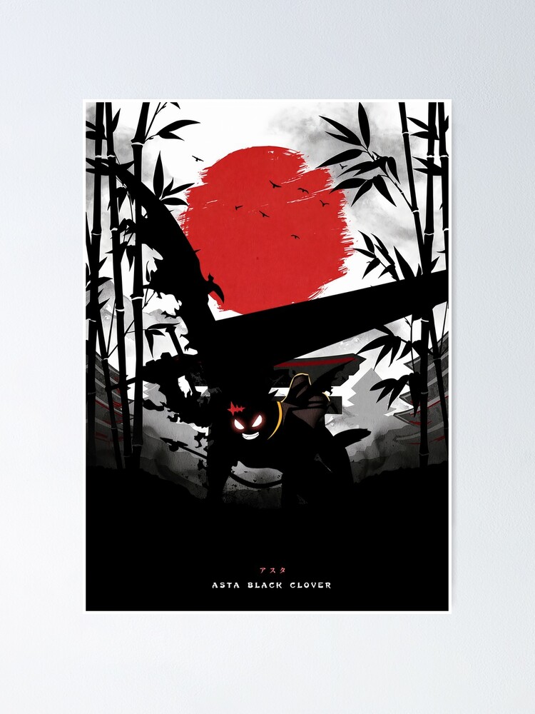 "Black Clover Asta" Poster for Sale by SchaeferFoley | Redbubble