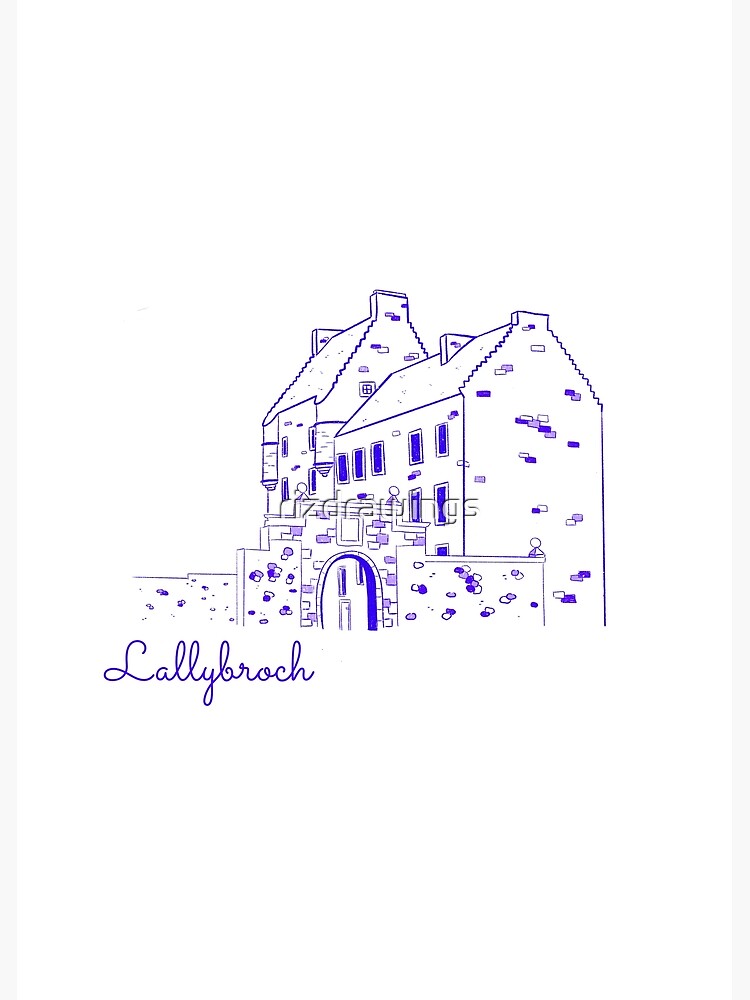 "Mid hope castle, lallybroch from outlander " Poster for Sale by ...