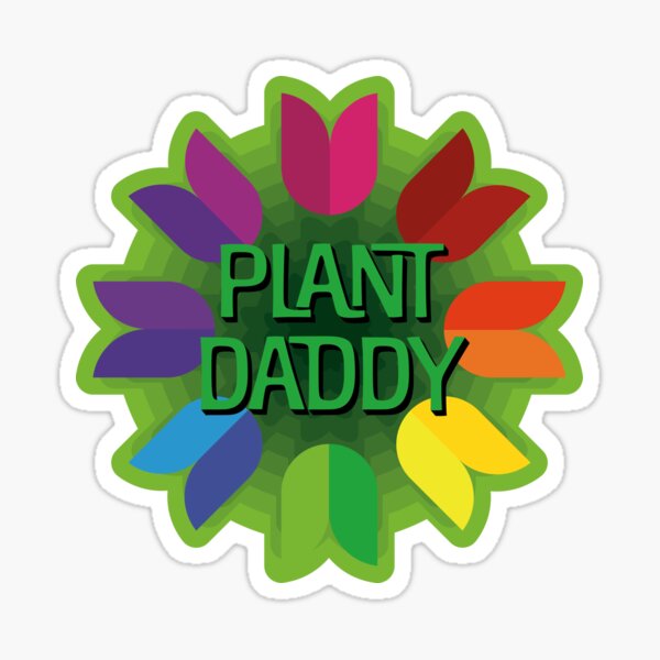 "Plant Daddy, tulips" Sticker by ScottyWalters | Redbubble