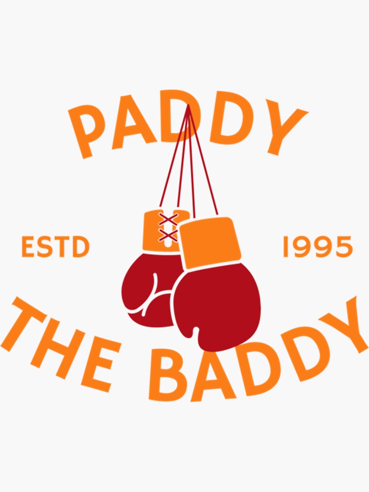 "paddy the baddy " Sticker by NewestZone204 | Redbubble