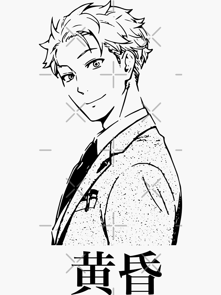 "Loid Forger Twilight - Spy X Family" Sticker by pymbor | Redbubble