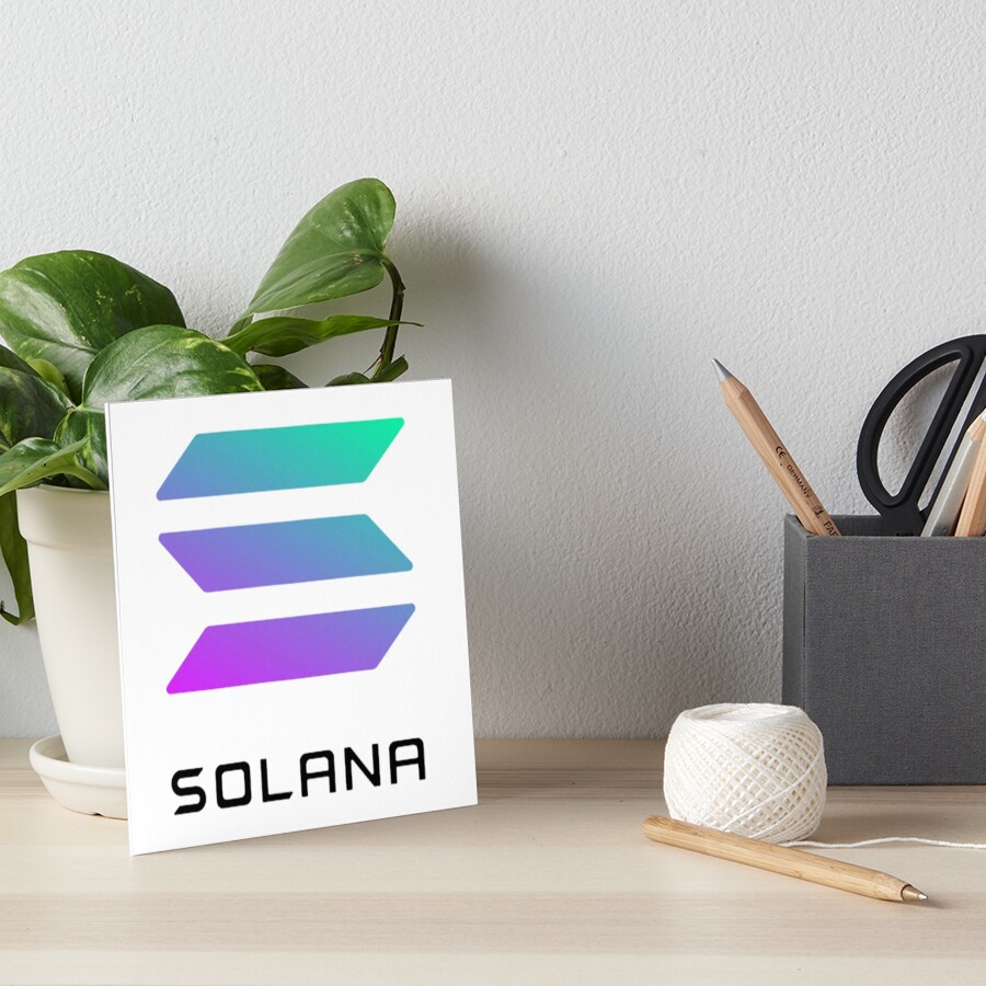 "SOLANA-logo" Art Board Print by michellaroche | Redbubble