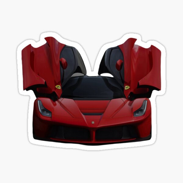 "Ferrari LaFerrari" Sticker by carphotodesigns | Redbubble