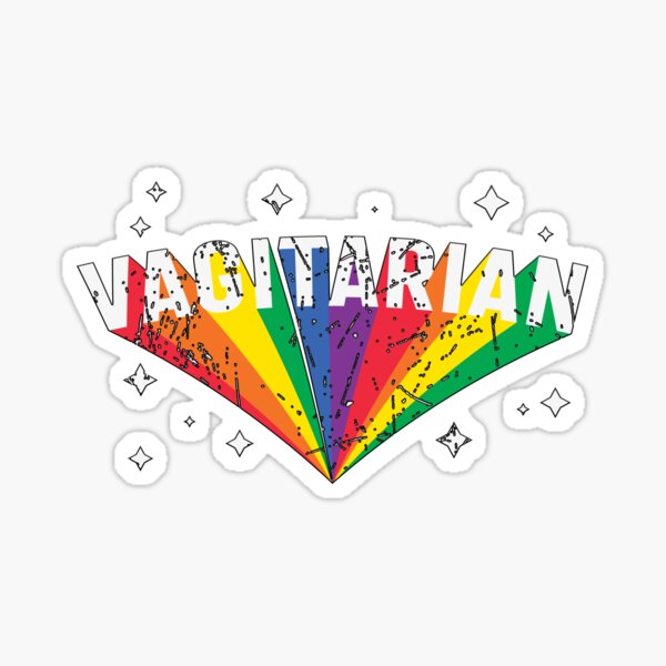 " LGBT Pride Month Vagitarian Gift" Sticker for Sale by charaf19 ...