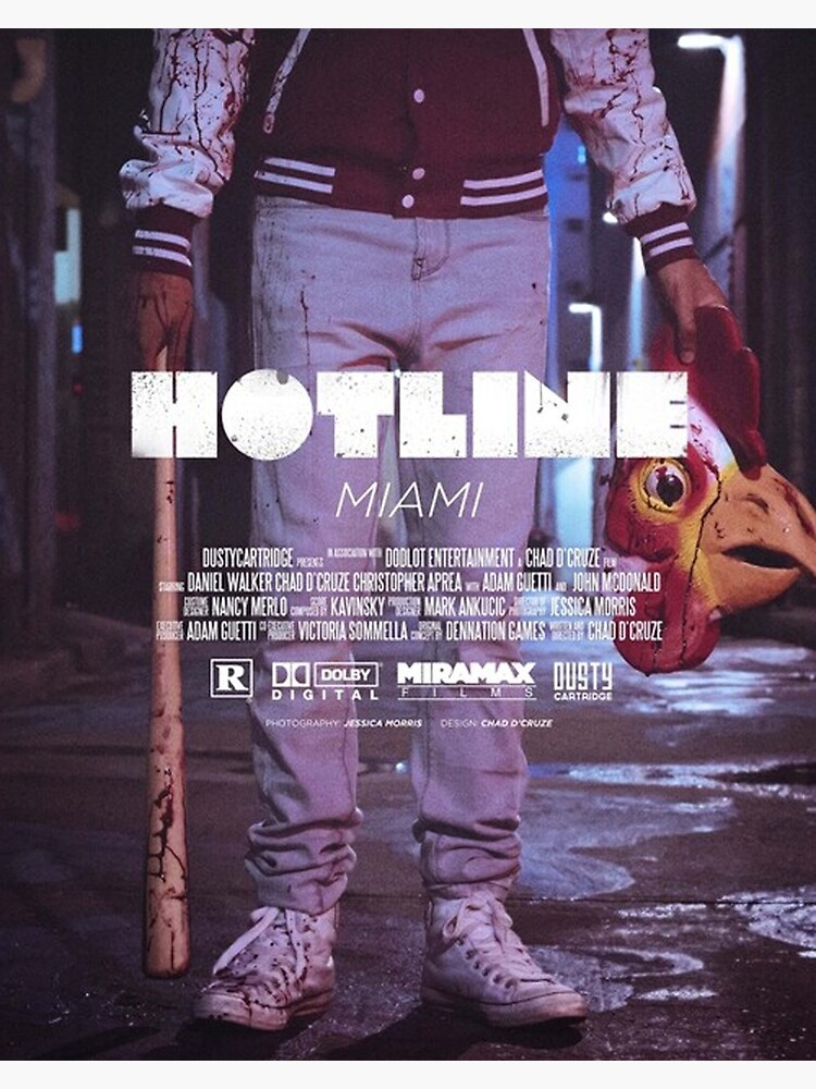 "Hotline Miami The Movie" Poster for Sale by leonardtorres | Redbubble