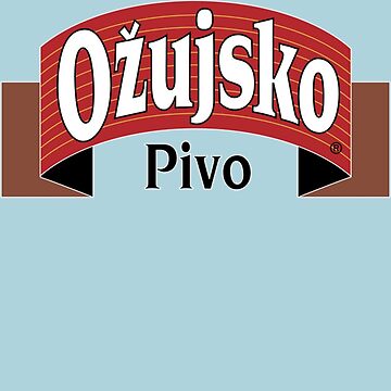 Essential T-Shirt for Sale mit "Ozujsko Pivo - Kroatien klassisches T ...