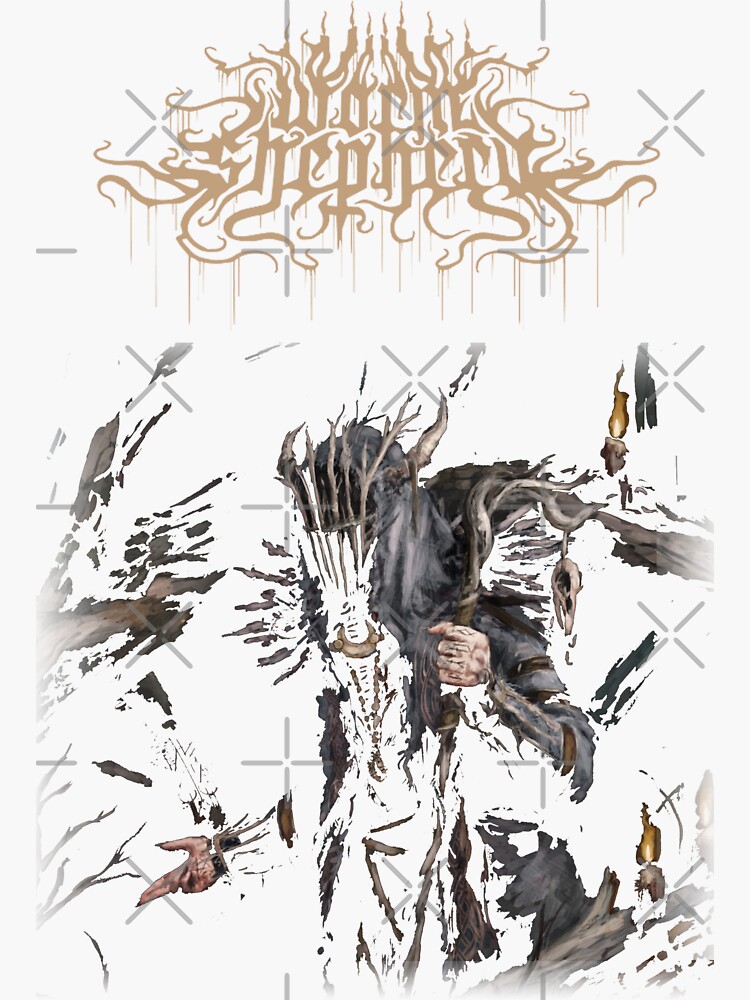 "Worm Shepherd - Ritual Hymns" Sticker for Sale by darkestmetal | Redbubble