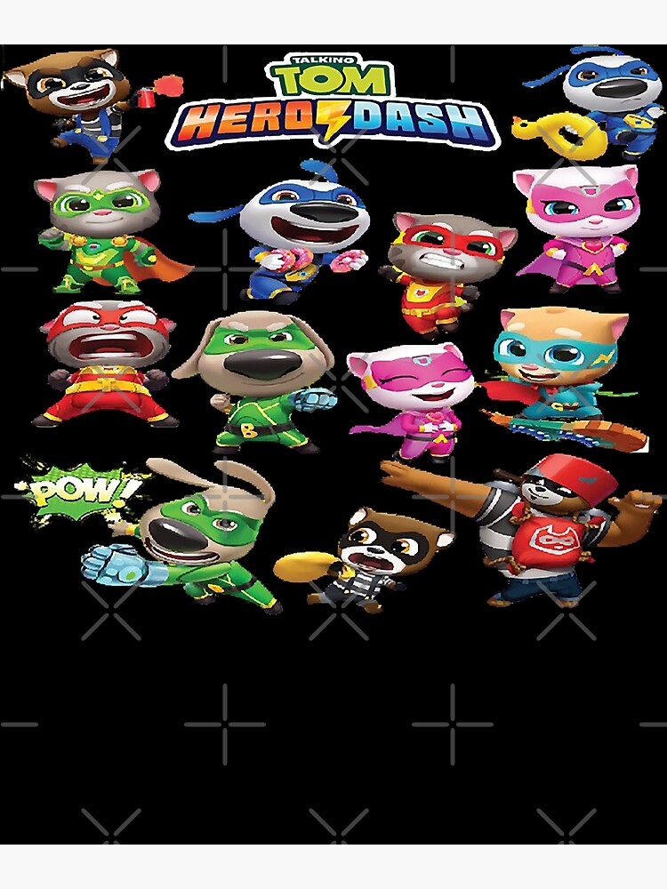 Póster «Regalos gráficos lindos de Talking Tom Heroes para hombres y ...