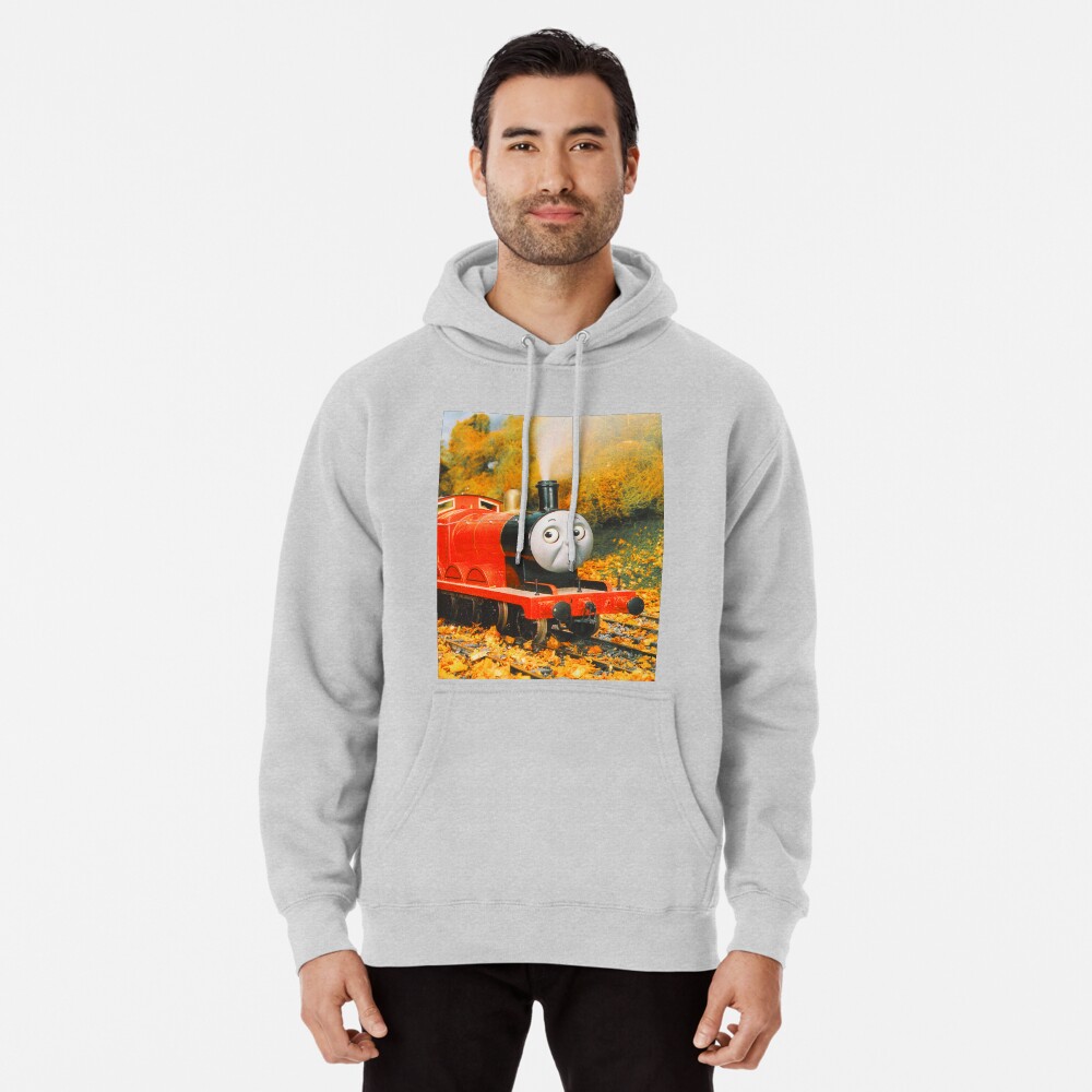 "Autumn Postcard of James the Red Engine" Sticker for Sale by ...