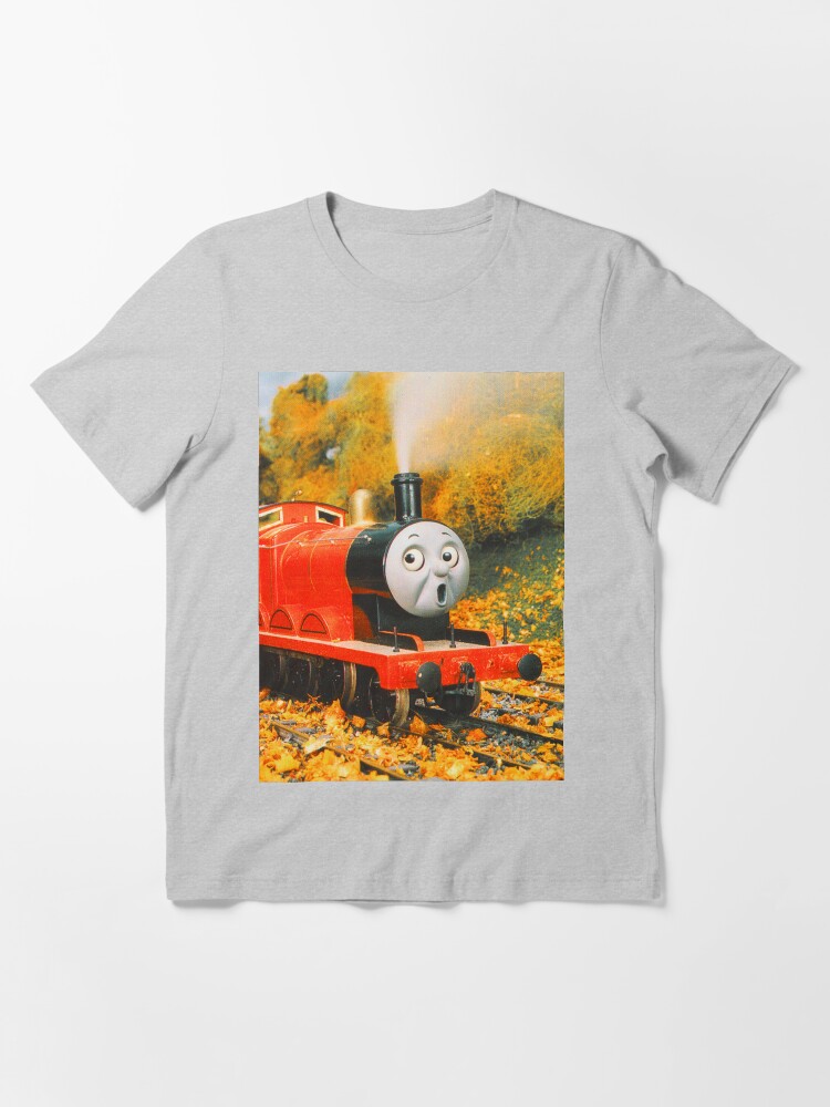 "Autumn Postcard of James the Red Engine" Essential T-Shirt for Sale by ...