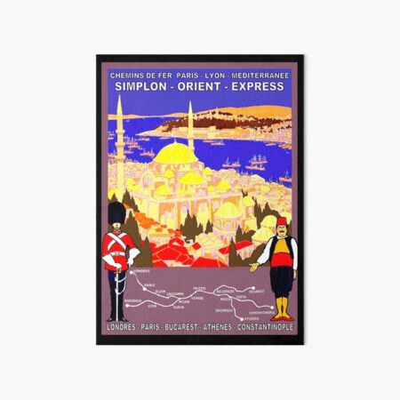 "SIMPLON ORIENT EXPRESS: Train Travel Advertising Print" Art Board ...