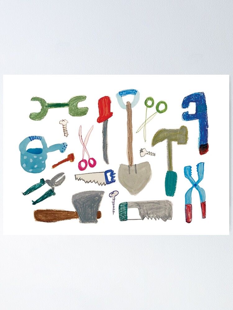 "Cute tools" Poster for Sale by pitaya-draws | Redbubble