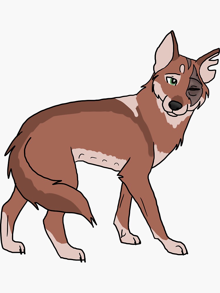 "Wolves of the Beyond: Edme V2" Sticker for Sale by Skylacine | Redbubble