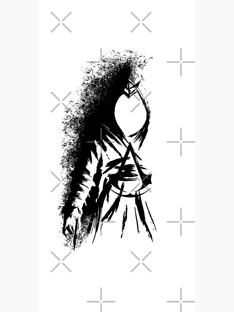 "black ripped face" Poster for Sale by dr-black | Redbubble
