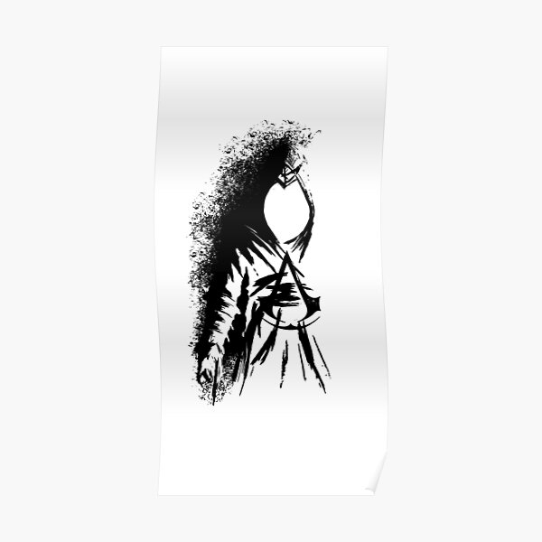 "black ripped face" Poster for Sale by dr-black | Redbubble