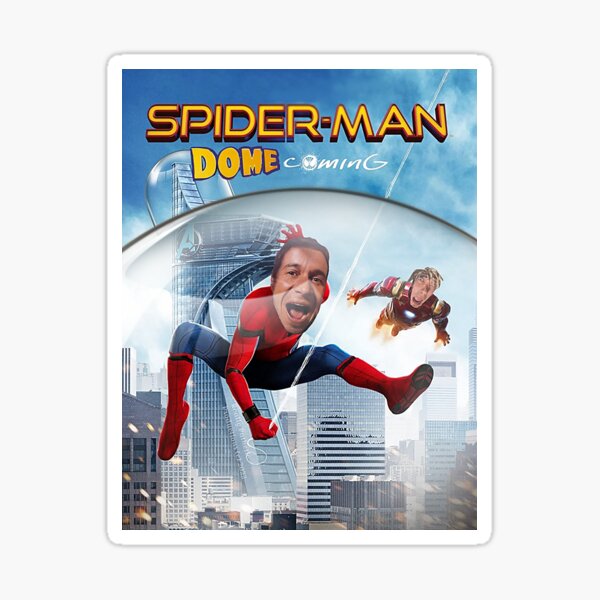 "Swing us to safety dome man" Sticker by reallypathetic | Redbubble