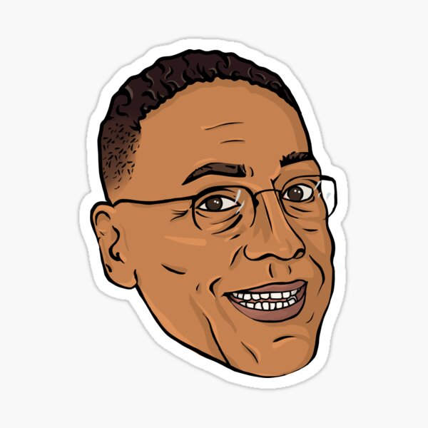 "Gus Fring Better Call Saul Better Call Saul Cartoon Face" Sticker for ...