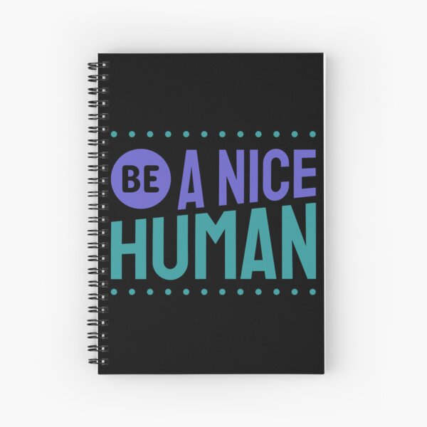Cuaderno de espiral «ser un buen ser humano,ser amable,ser amable,ser ...