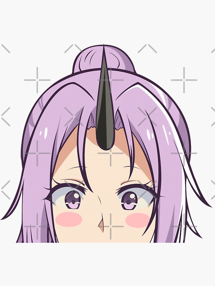 "Shion peeker" Sticker by Akuma-san | Redbubble