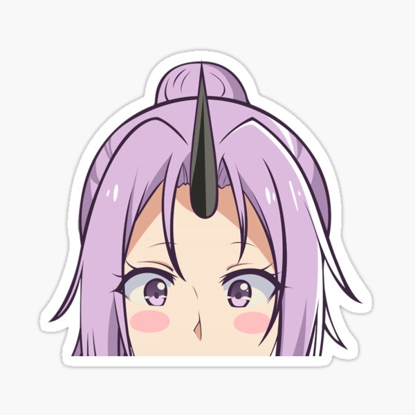 "Shion peeker" Sticker by Akuma-san | Redbubble