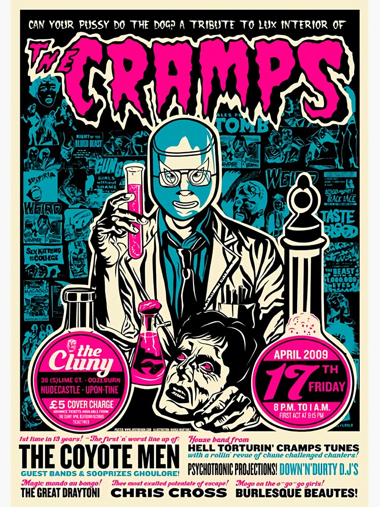 "The Cramps" Sticker by garyyjob | Redbubble