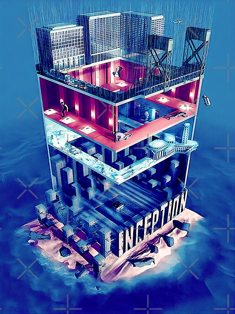 "Inception Artwork 7" Sticker by kasixudesigns | Redbubble