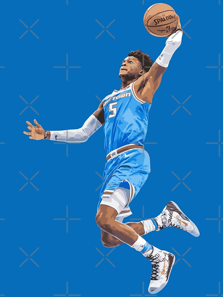 "De'Aaron Fox 5 Posterized Dunk" Poster for Sale by IgorSantos | Redbubble