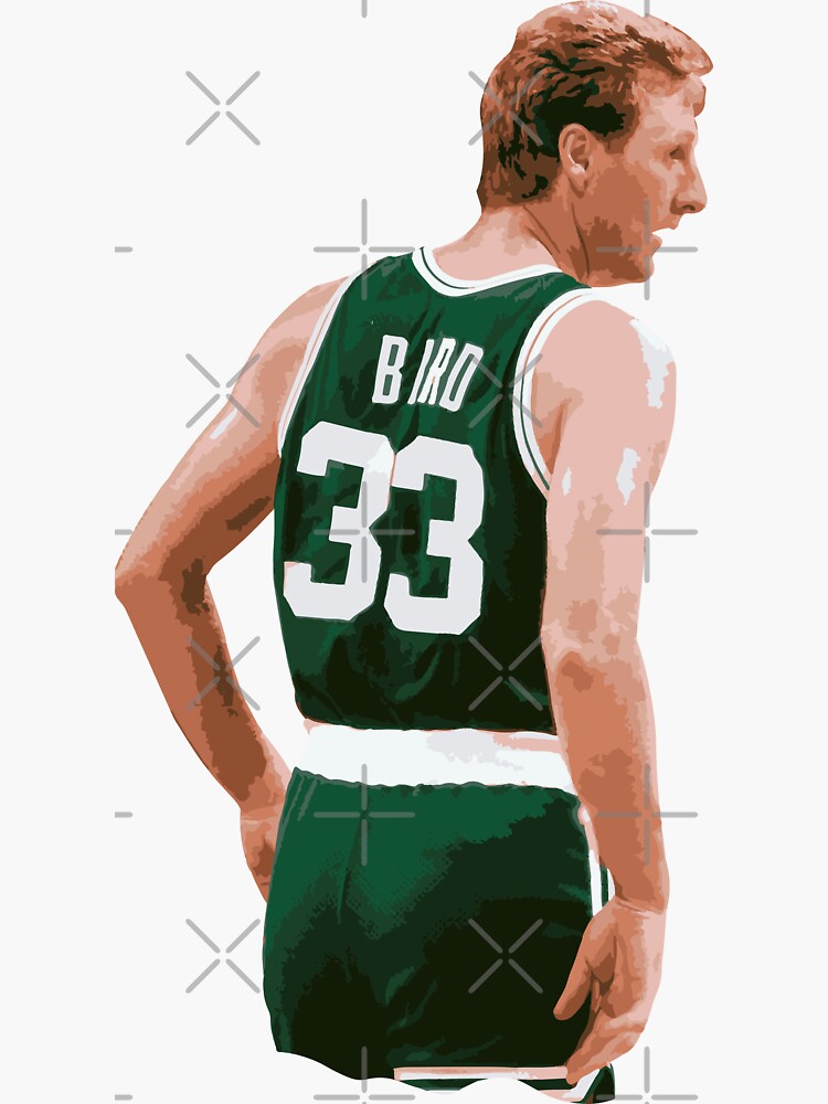"Larry Bird 33 Basketball" Sticker for Sale by IgorSantos | Redbubble