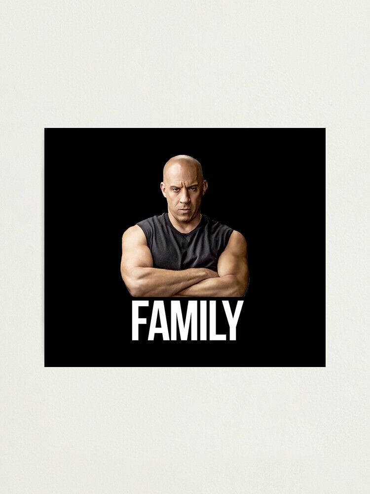 "Vin Diesel Family Meme" Photographic Print for Sale by thegamerloft ...