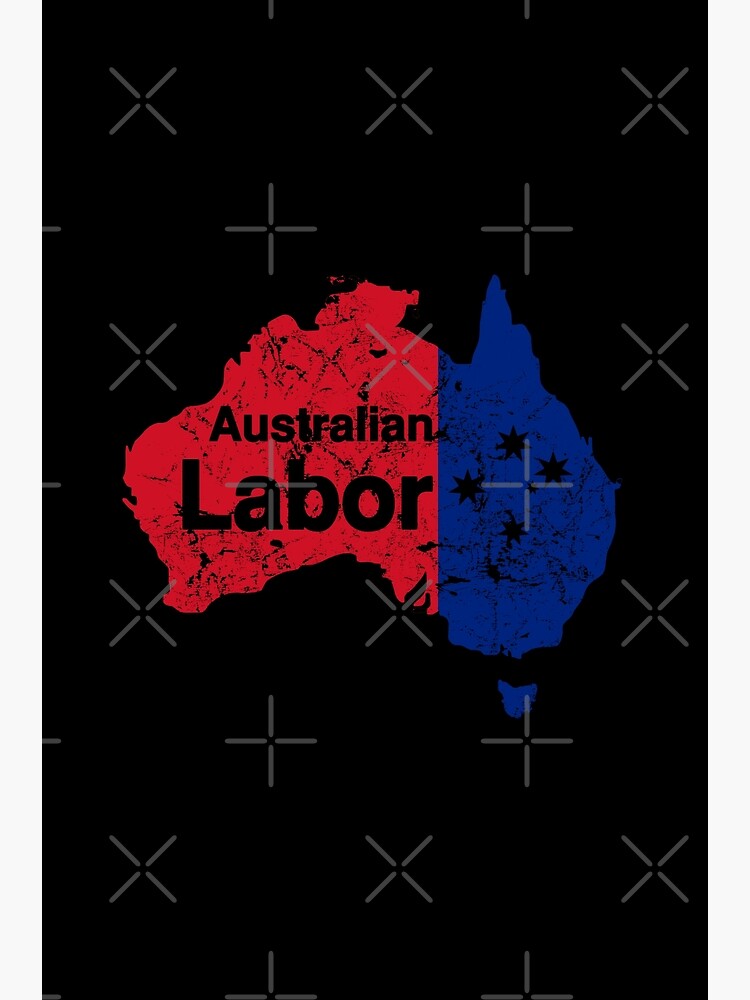 "Australian Labor Party Design in Black" Poster for Sale by Manoroma ...