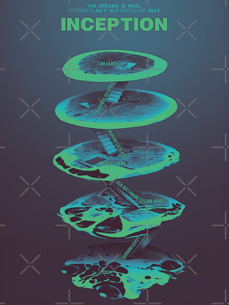 "Inception Artwork 9" Sticker by kasixudesigns | Redbubble