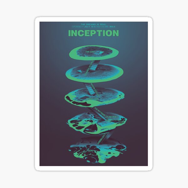 "Inception Artwork 9" Sticker by kasixudesigns | Redbubble