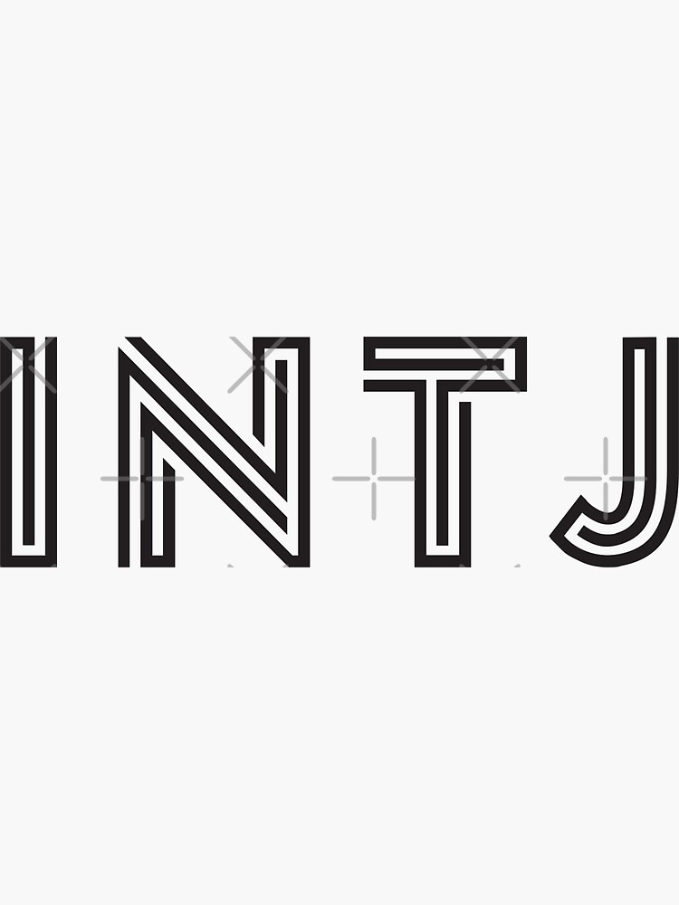 "INTJ ver.2" Sticker for Sale by teeworthy | Redbubble
