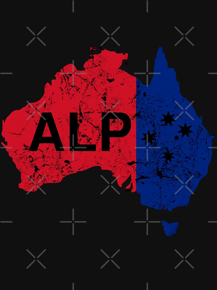 "ALP, Australian Labor Party Design in Black" T-shirt for Sale by ...