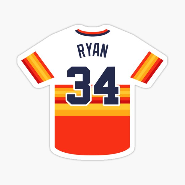 "Nolan Ryan - Houston Astros" Sticker by OnTargetSports | Redbubble