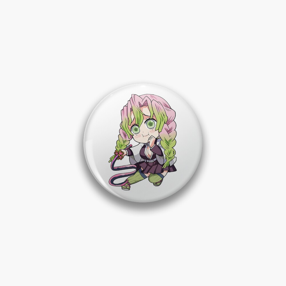 "Mitsuri Kanroji - Demon Slayer Sticker" Pin by Walid-Studio | Redbubble