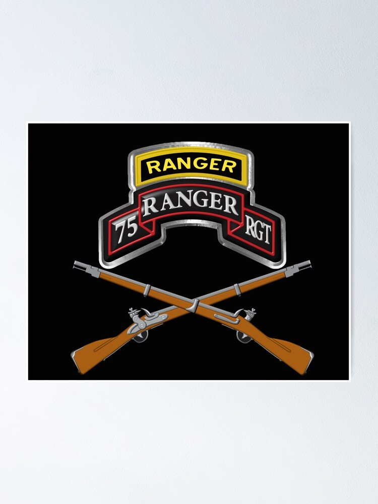 " 75th Ranger Regiment " Poster for Sale by SoldierAlways | Redbubble