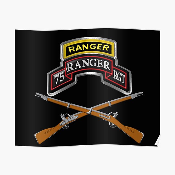 " 75th Ranger Regiment " Poster for Sale by SoldierAlways | Redbubble
